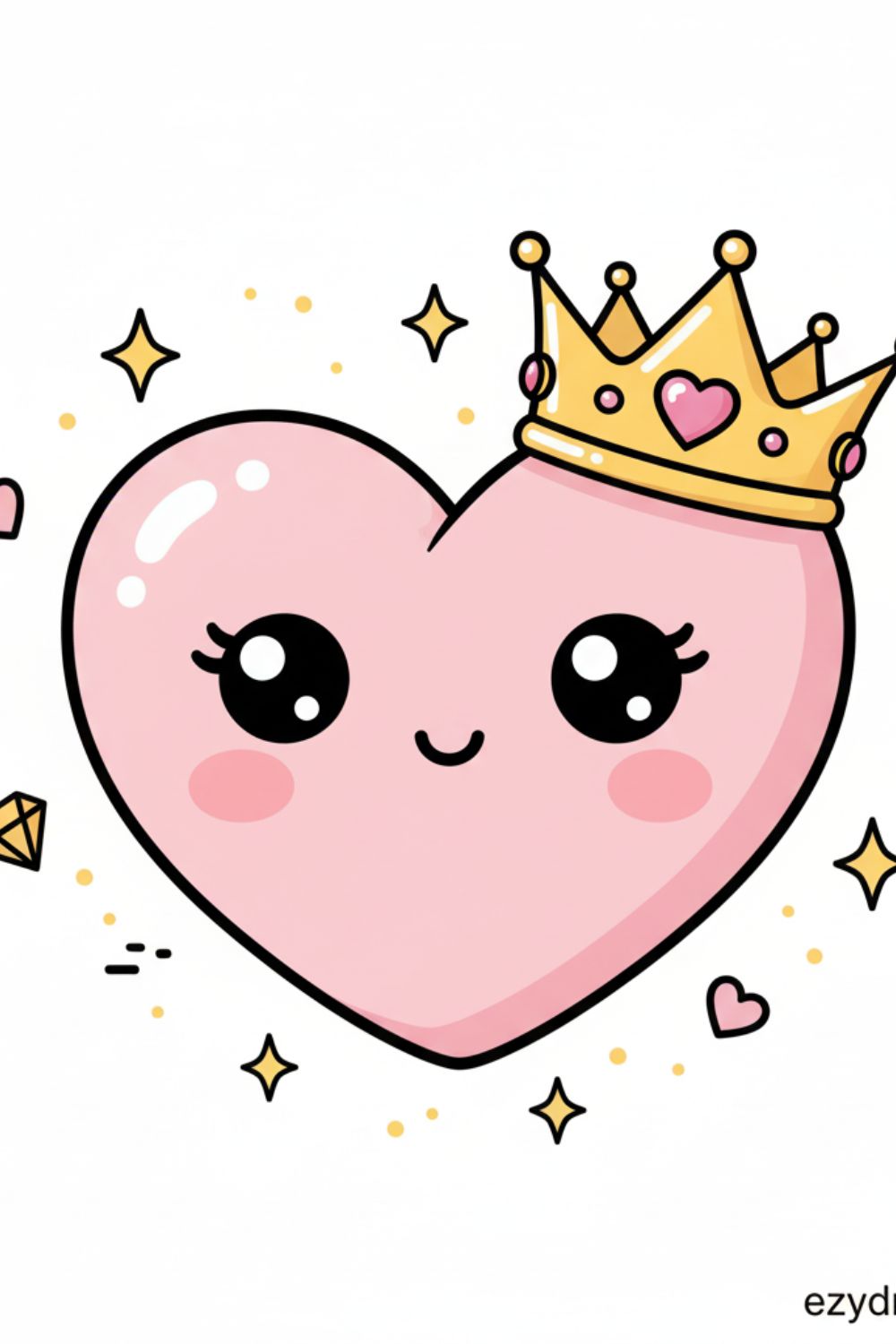 25+ Easy Cute Heart Drawing Ideas - Ezydrawing