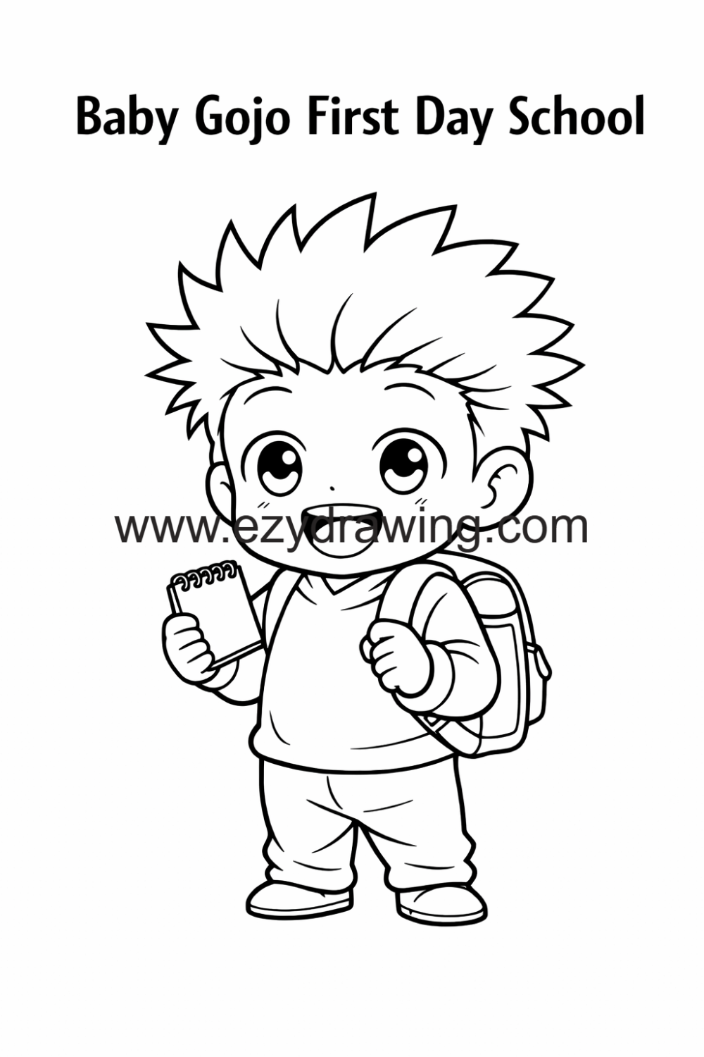 13+ Easy Cute Gojo Drawing Ideas for Beginners - Ezydrawing