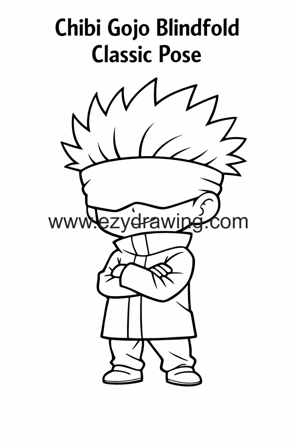 13+ Easy Cute Gojo Drawing Ideas for Beginners - Ezydrawing