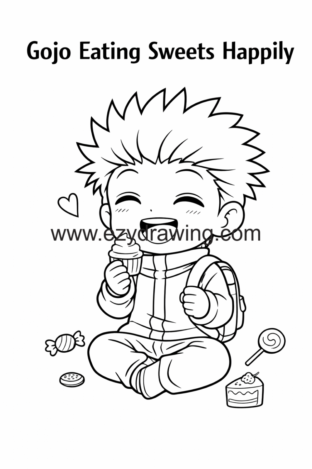 13+ Easy Cute Gojo Drawing Ideas for Beginners - Ezydrawing