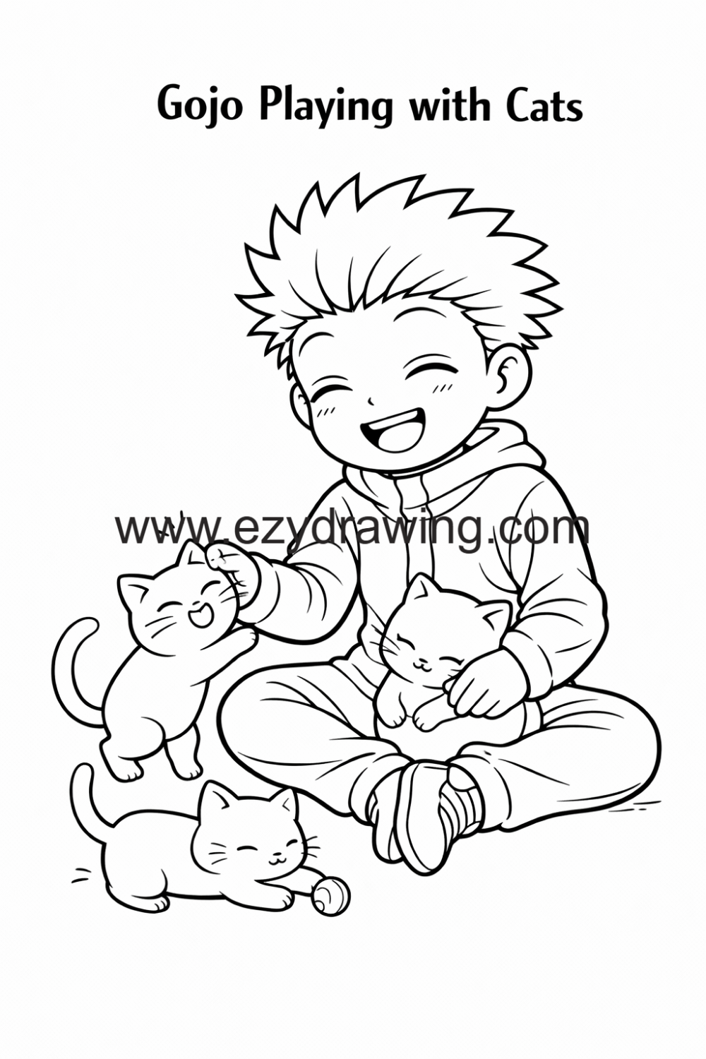 13+ Easy Cute Gojo Drawing Ideas for Beginners - Ezydrawing